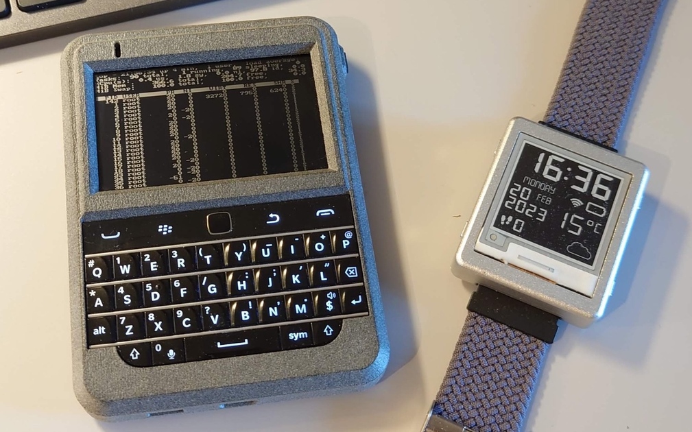 BrackBerryのキーボードとシャープメモリ液晶を搭載したハンドヘルドRaspberry Pi端末 – inajobのいろいろレビュー BrackBerryのキーボードとシャープメモリ液晶を搭載したハンドヘルドRaspberry Pi端末 – inajobのいろいろレビュー